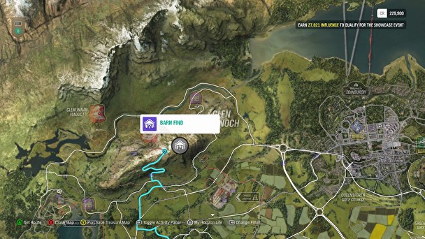 FH4: Map Locations and Seasonal Barn Finds