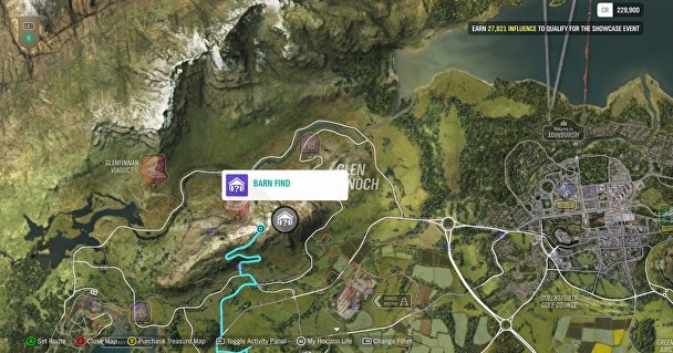 FH4: Map Locations and Seasonal Barn Finds