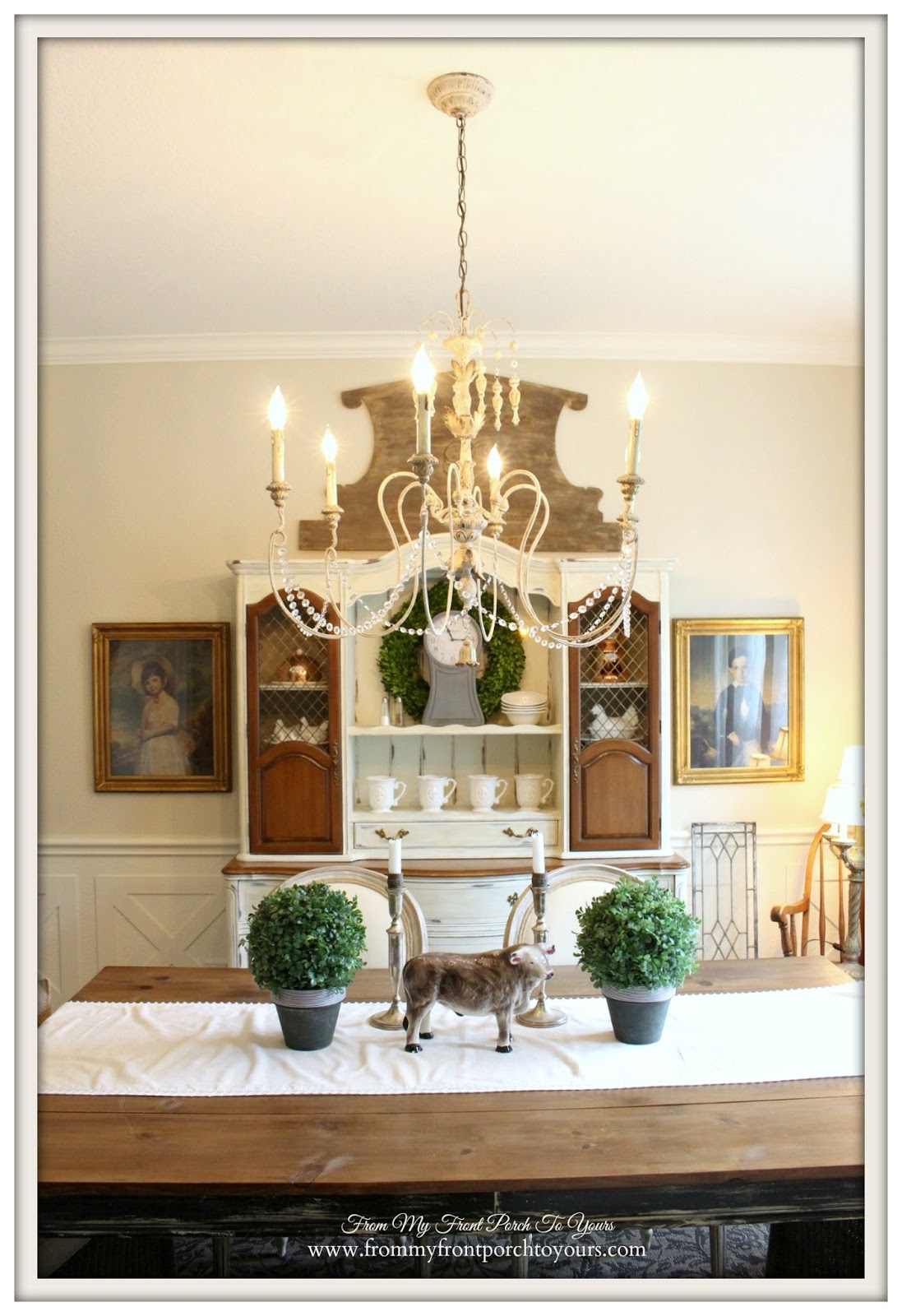 From My Front Porch To Yours: French Country Farmhouse Dining Room