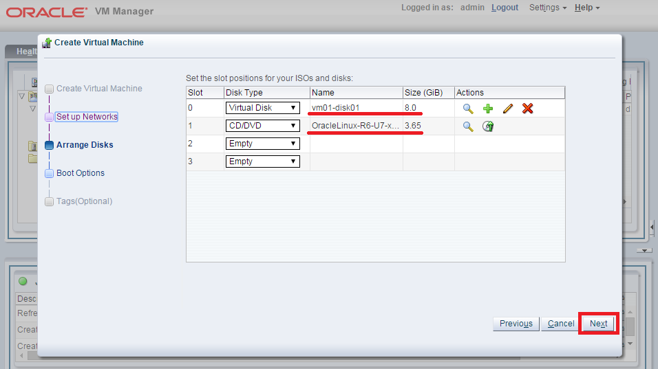 Oracle Linux とその周辺のもの: Oracle VM Manager 3.3.3 でのゲスト OS インストール。（HVM 編）