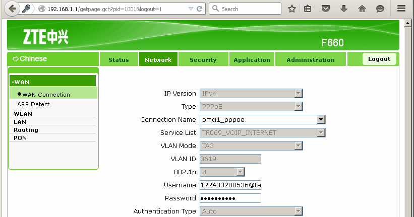 Modem Zte Indihome Username - Username Zte F609 Indihome - Cara Login ...