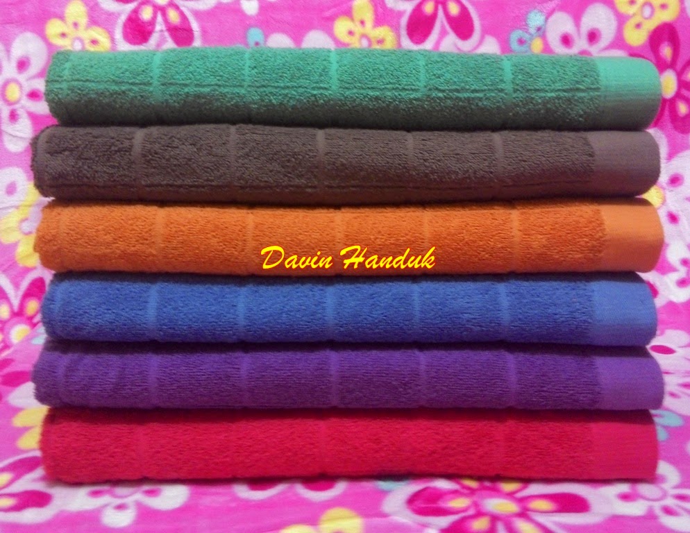 Handuk Harga Pabrik / Davin Handuk Tangerang: Handuk Chalmer Polos Kotak