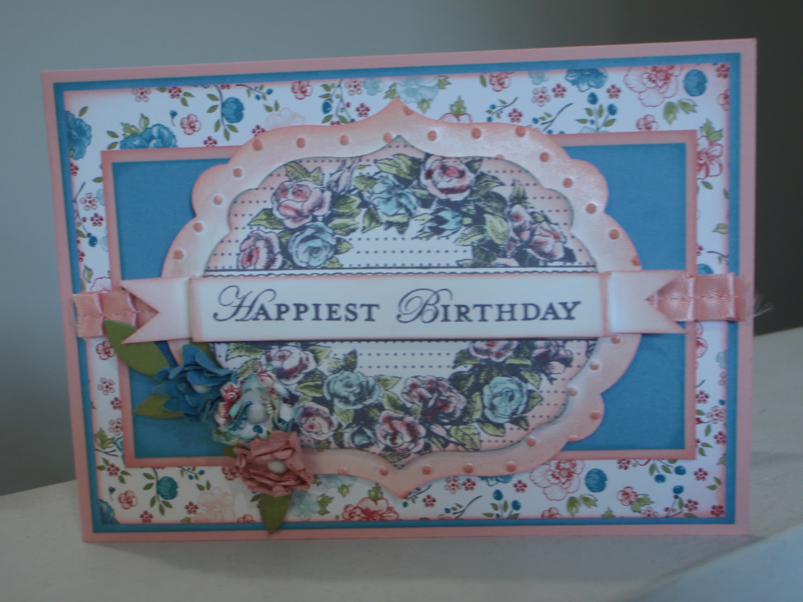 Sharon's Stamping Snippets: A Very Special Birthday Card