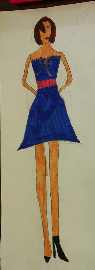 Barbara's Thought of the Day: Fashion Drawing Fifth Grade Love