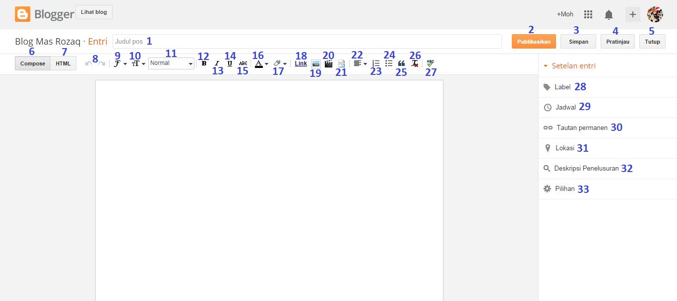 Cara Mudah Membuat Blog Terbaru - Blog Mas Rozaq