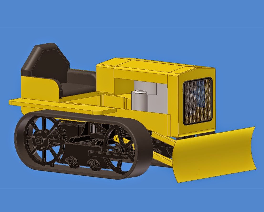 Caterpillar Twenty Two Replica Miniature Bulldozer Build: The Beginning...