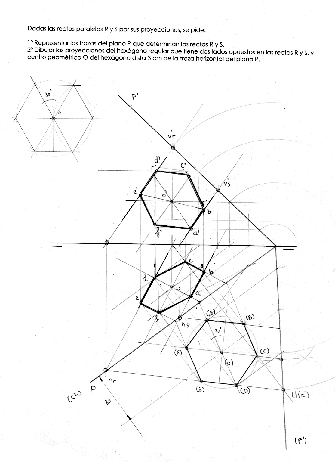 prácticas dibujo técnico: Control 1.4 (DT II)