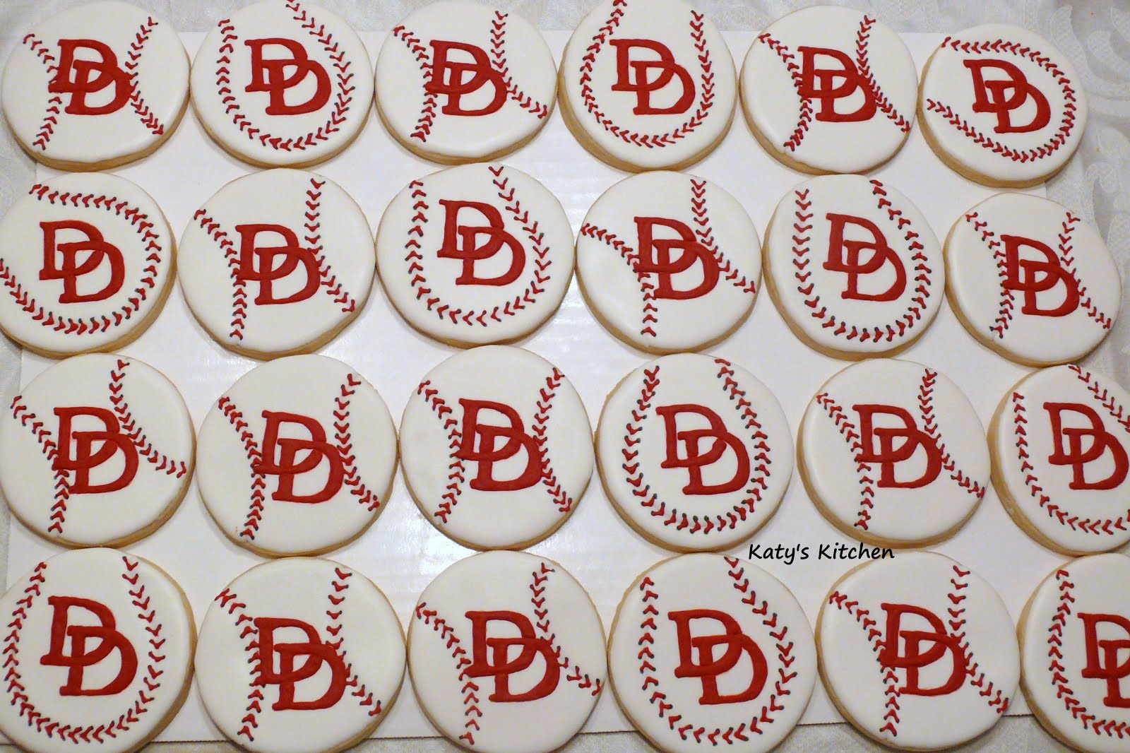 Katy's Kitchen: Baseball Cookies