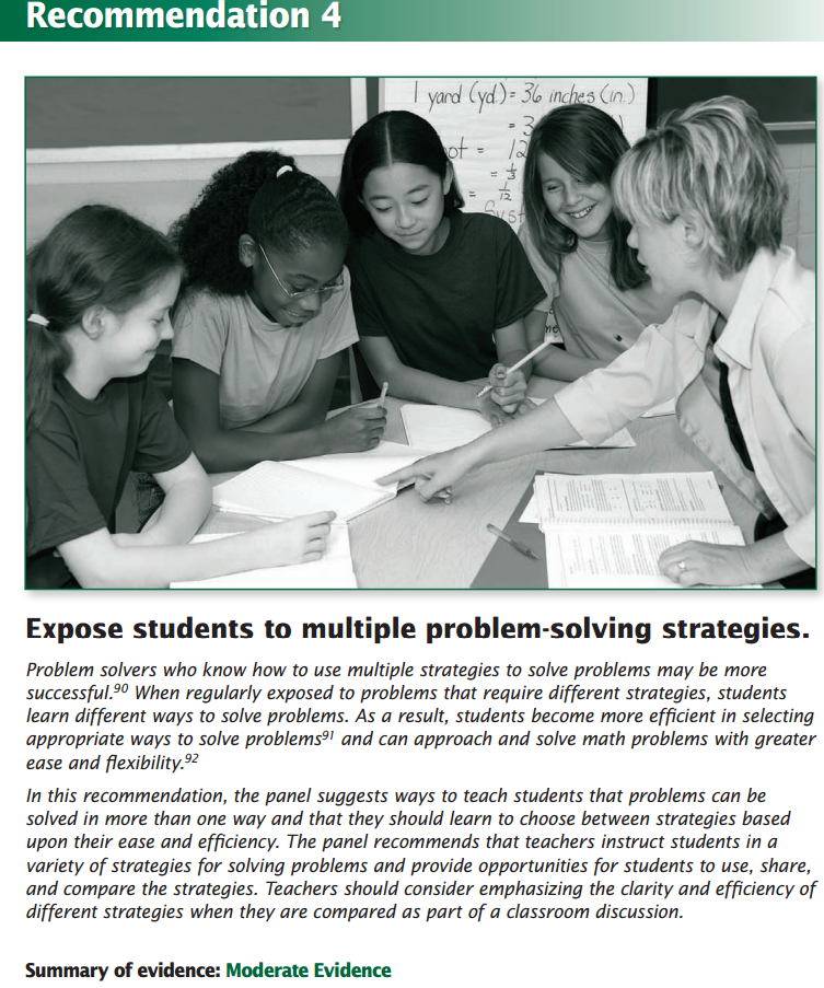 Multiple Ways to Solve a Problem