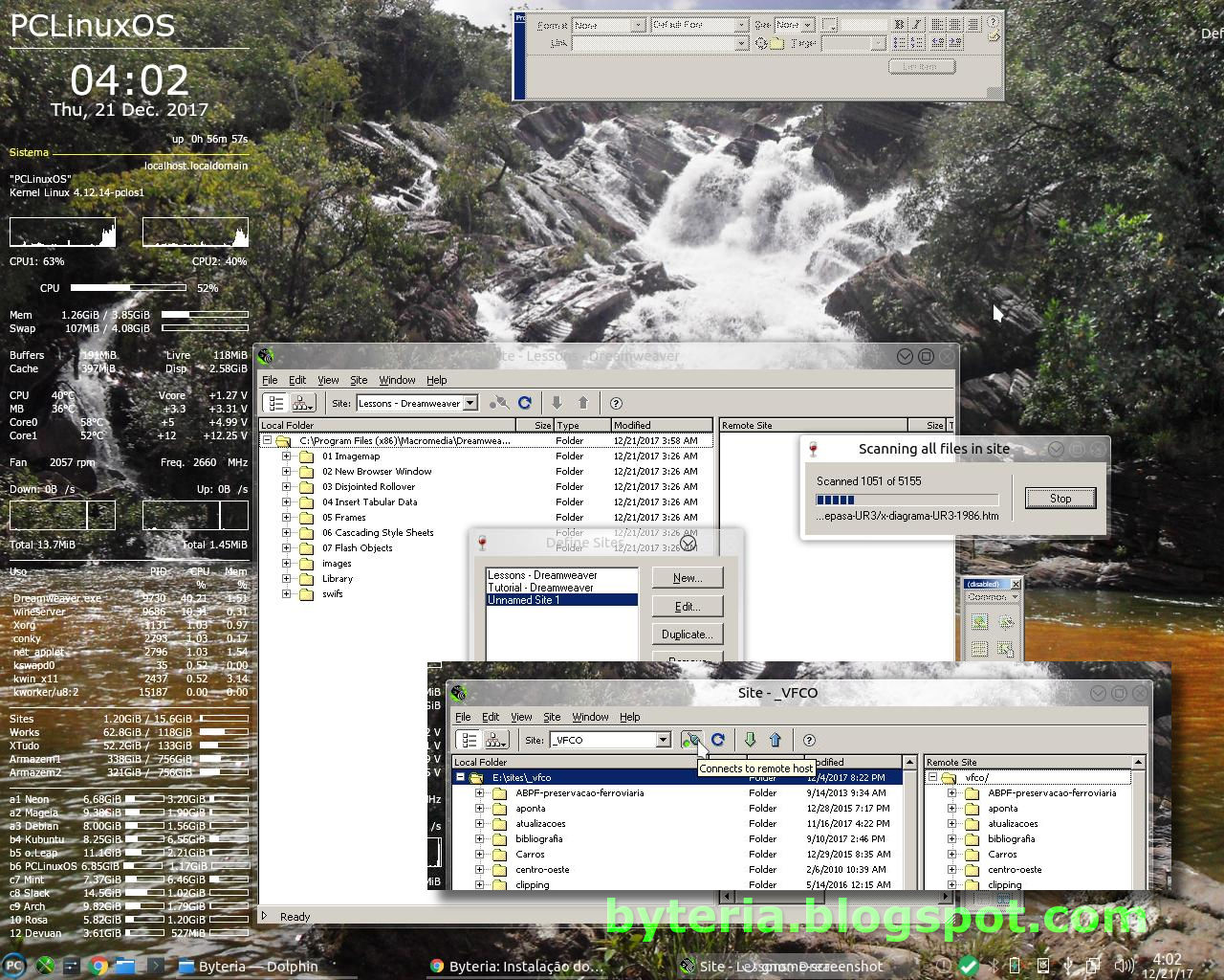 Byteria: PCLinuxOS - Live, install, config