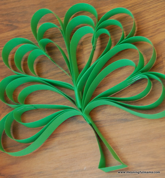 Four Leaf Clover Paper Craft - 24/7 Moms