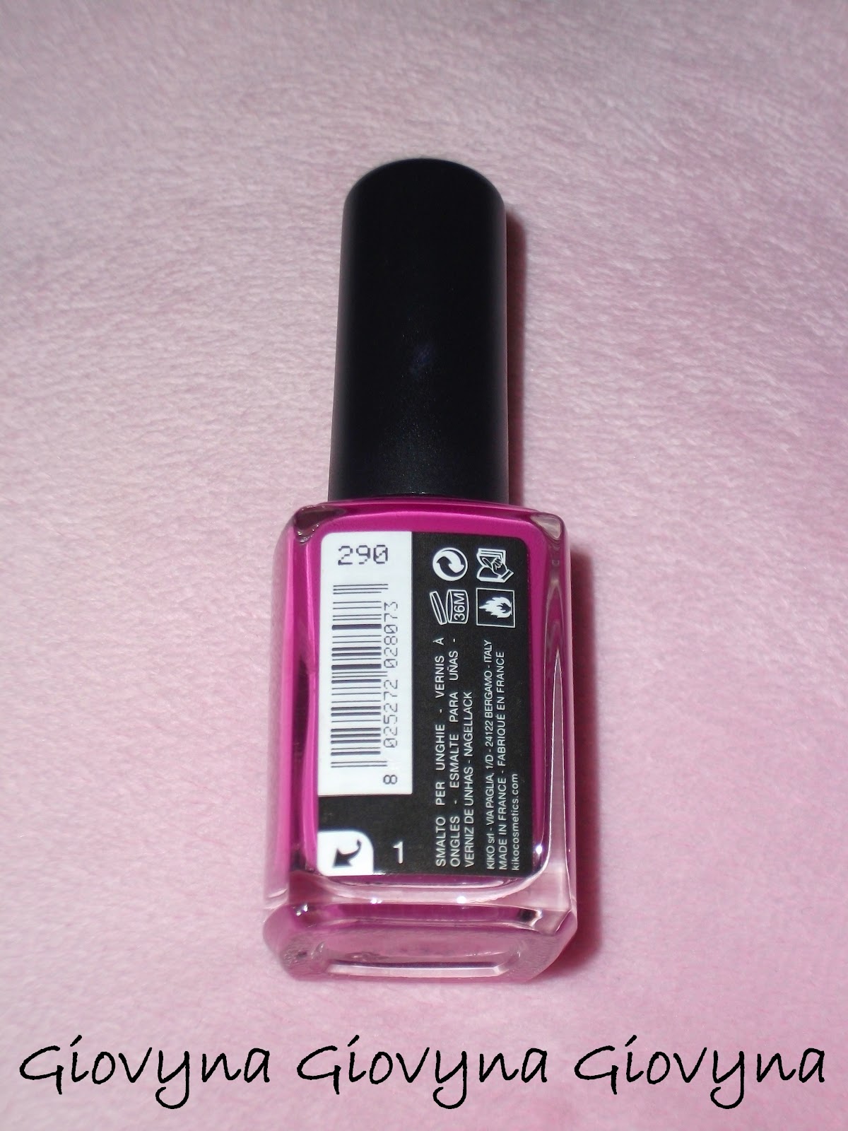 My Beauty Corner... Cosmetic Reviews: KIKO: Nail Polish n.290