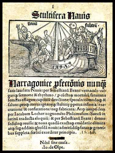 Variazioni foucaultiane: Das Narrenschiff di Sebastian Brandt, 1494 ...