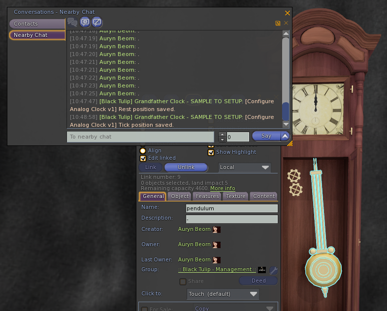 Black Tulip - Clock Scripts: Pendulum Tool