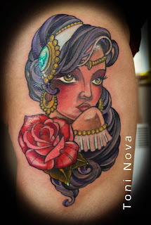 toni nova tattoo: TATTOO GITANA