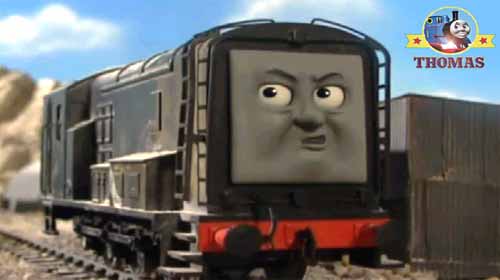 Diesel Thomas To The Rescue Of His Railroad Train Friends | Train ...