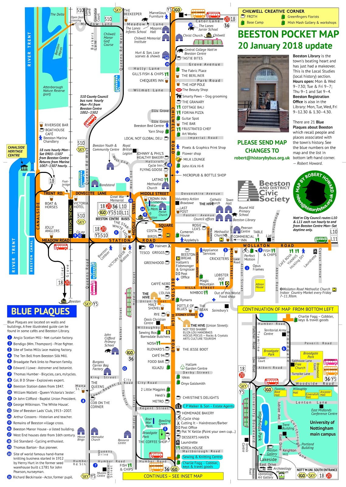 Beeston Week: Beeston vertical map – January 2018
