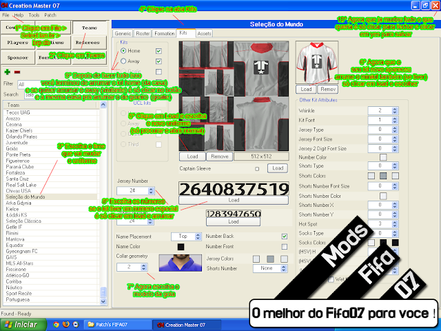 .:Mods Fifa 07:. O melhor do Fifa07 para você!: Tutorial de como ...