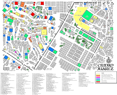 Un blog de Rifts: Mapa de Ciudad Juarez