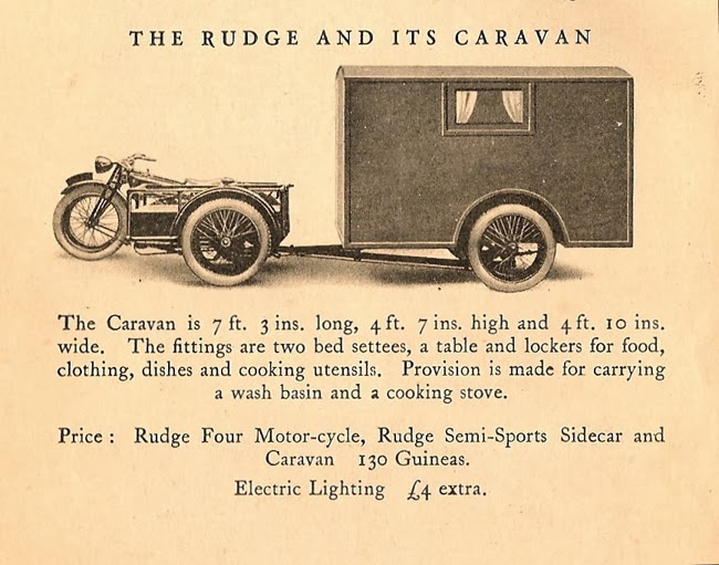The Rudge and Its Caravan ~ Riding Vintage