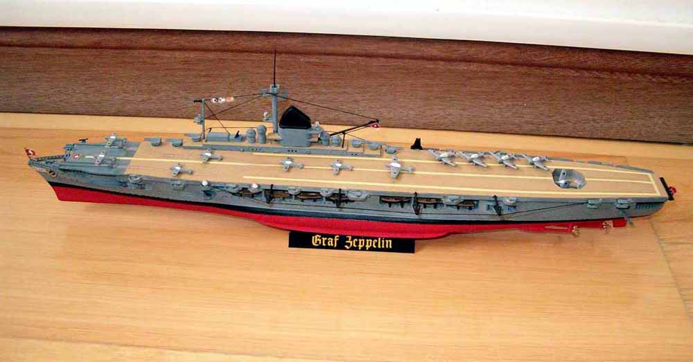 Papermodel Kapal Perang & Lain2: Papercraft DKM Graf Zepelin