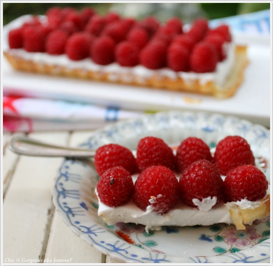 Chic & Gorgeous Treats: Baking Recipe: Raspberry Ricotta Tart & THANKS!!!
