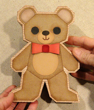 Needles 'n' Knowledge: Teddy Bear Shaped 3d Box