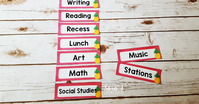 Pineapple Themed Classroom Decor | Sara J Creations