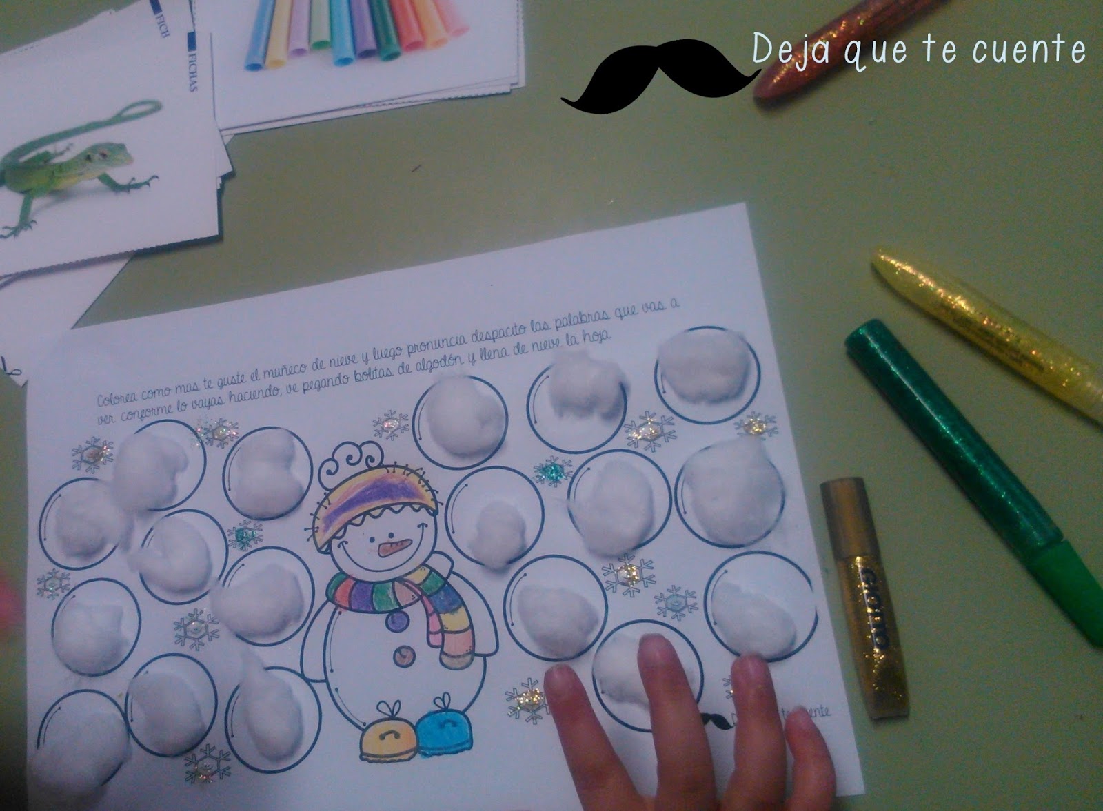 Deja que te cuente...: ¡Nievan palabras!