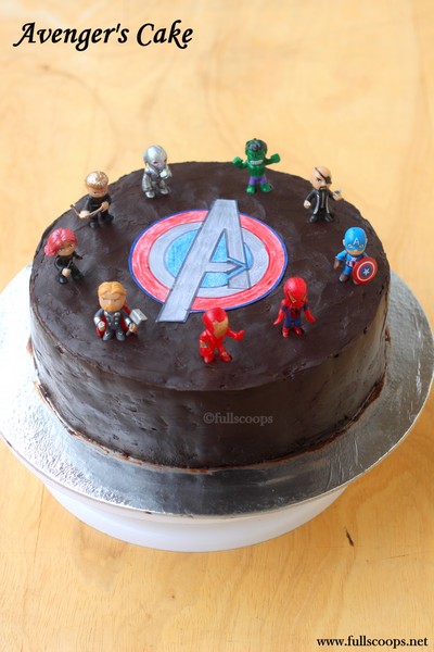 Avenger's Cake ~ Full Scoops - A food blog with easy,simple & tasty ...