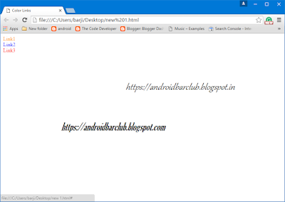 HTML links color tag and properties|How to change HTML Links Color