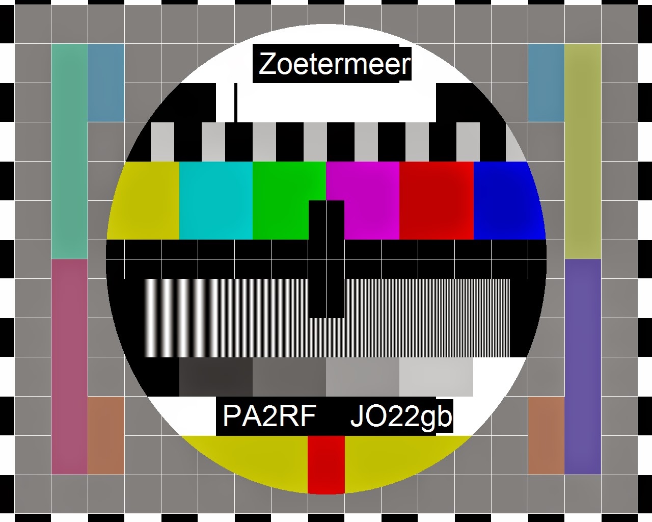 Ron's Radio Corner : Video test patterns