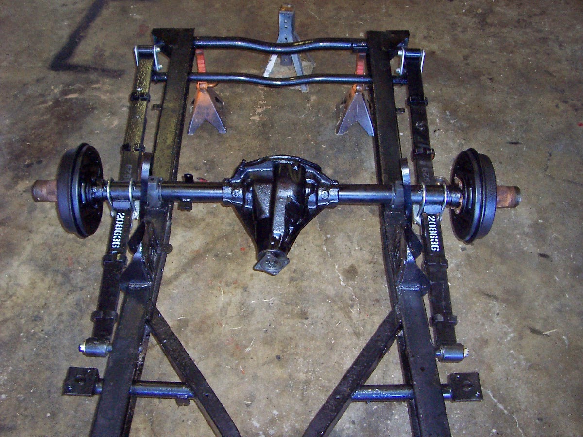 Eric's Garage: TR3A differential and rear suspension