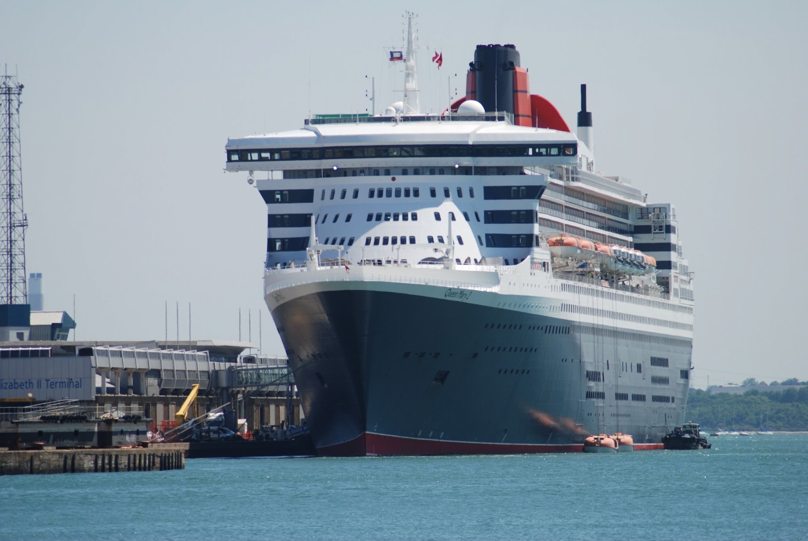 QM2 at the QEII Terminal in Southampton | QUEEN MARY 2