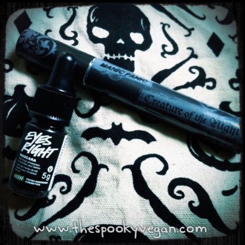 The Spooky Vegan: Beauty Review: Vegan Mascara Showdown - Manic Panic ...