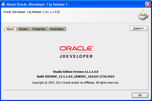 Mark's Blog: Install Oracle OSA JDeveloper extension to JDeveloper 11g