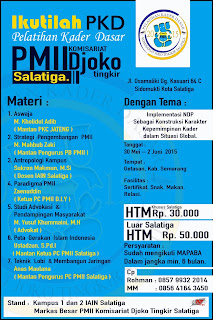 Pelatihan Kader Dasar PMII Komisariat Djoko Tingkir Salatiga | PMII ...