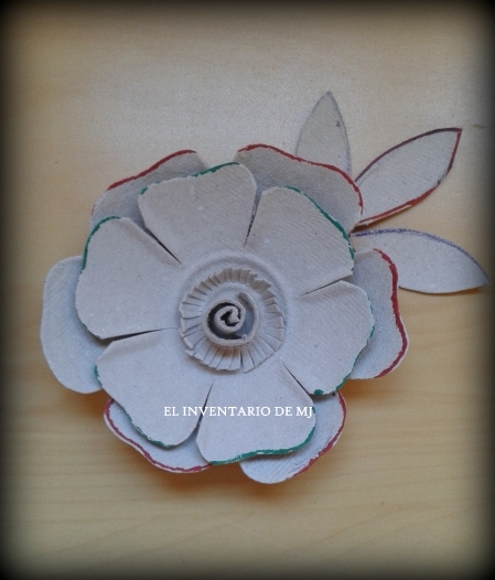 EL INVENTARIO DE MJ: DIY Flores de cartón
