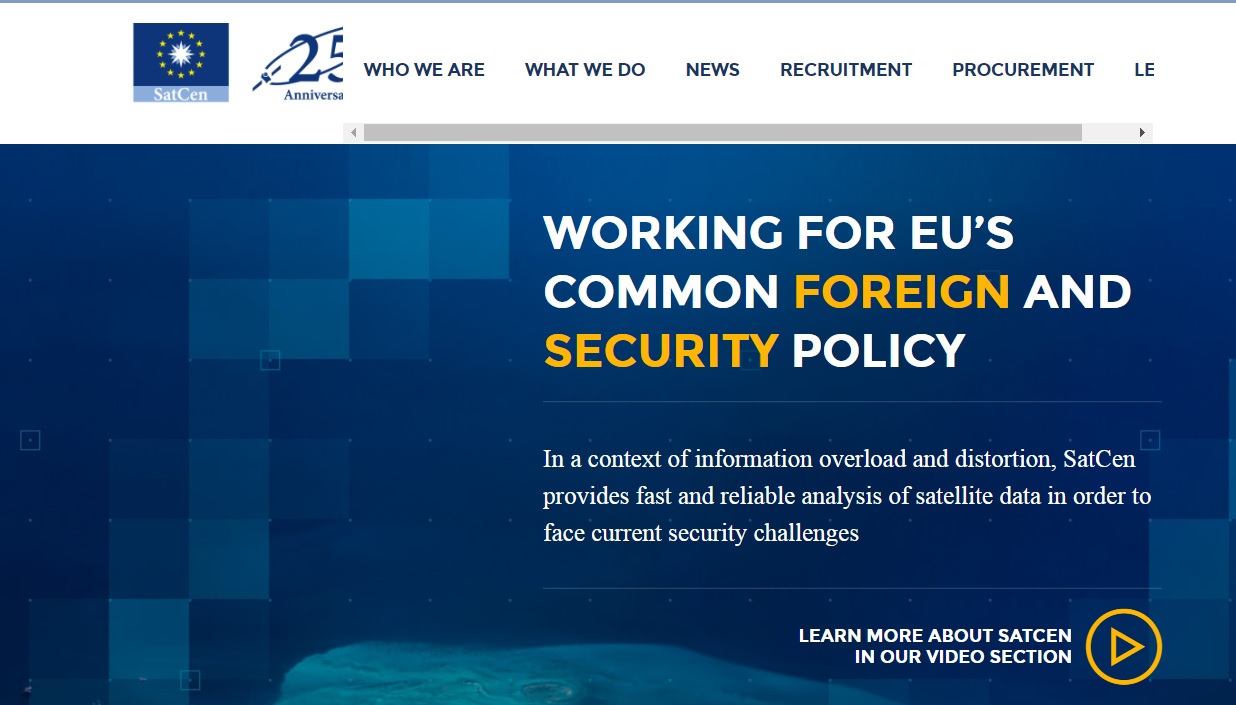 Europe Direct Región de Murcia: SatCen, el Centro de Satélites de la ...