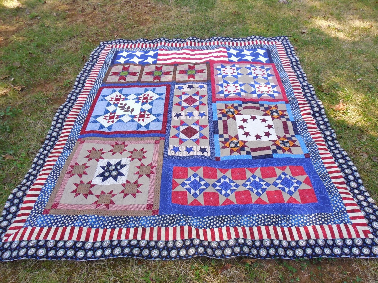 Tanderwen Quilts: Debbie's American Heritage quilt