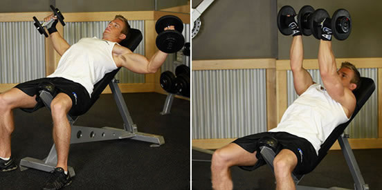Mejora tu Cuerpo: Aperturas inclinadas con mancuernas en supinación