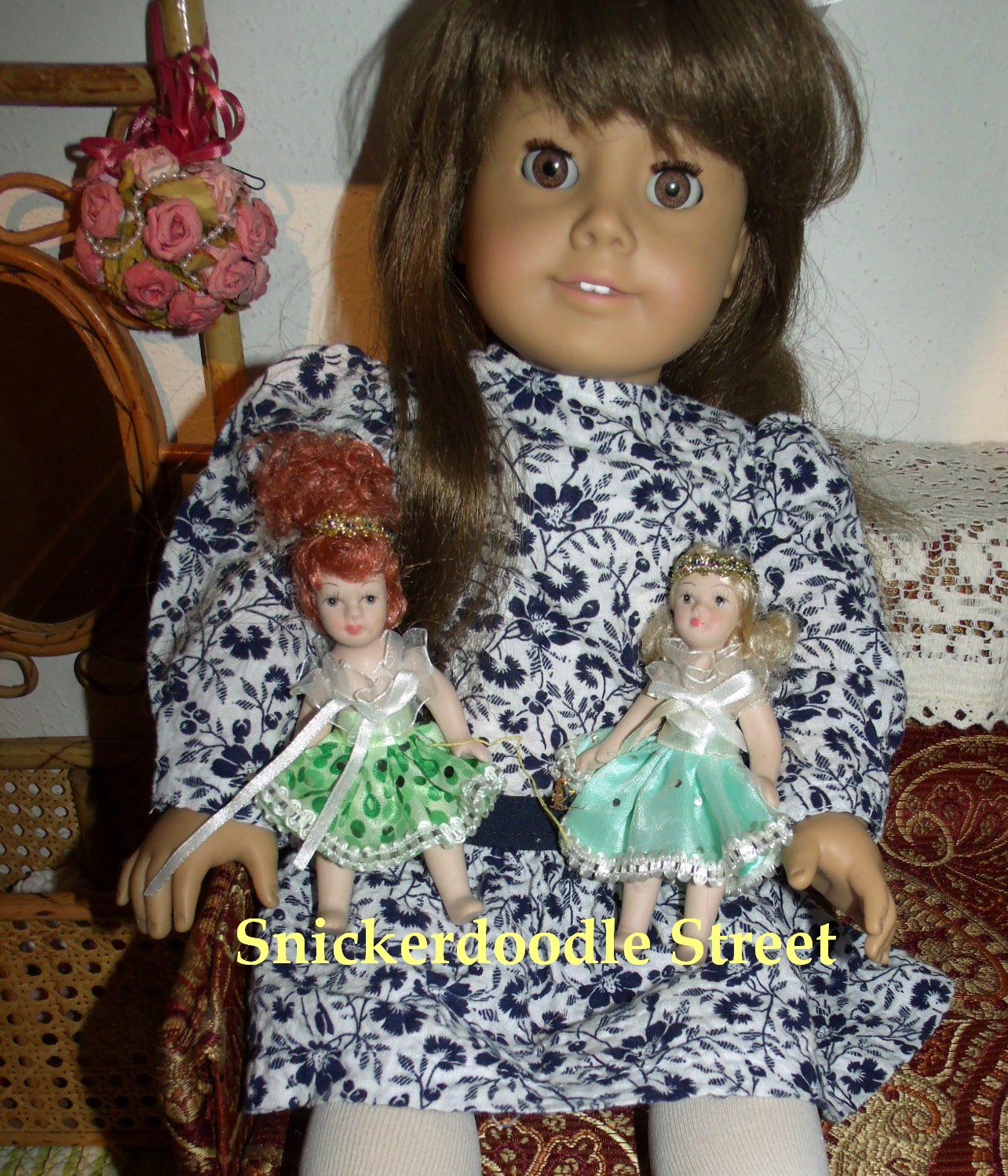 SNICKERDOODLE STREET: Samantha's (mini) Porcelain Doll Family