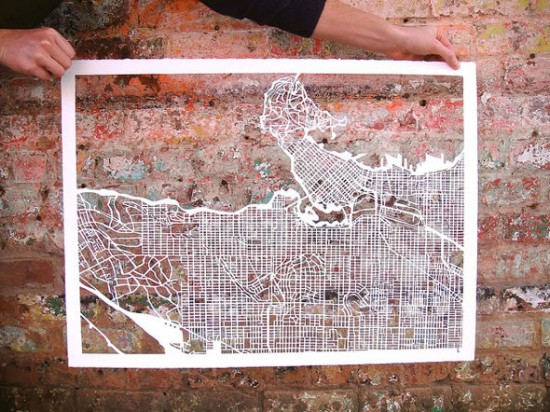 Simply Creative: Amazing Art Made Of Map