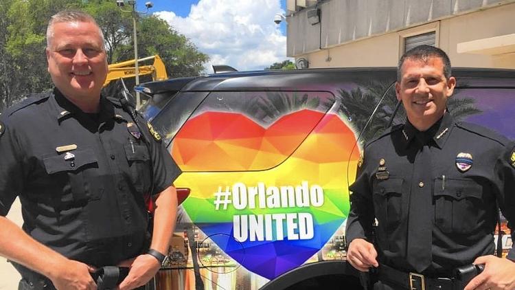 Ex Beantown Cuban: The rainbow police car