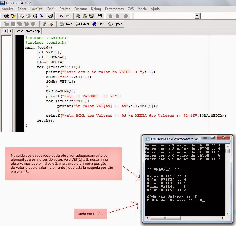 Universo Técnico: Linguagem C - Vetores