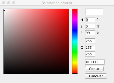 Processing en español: 3.17 Color RGB