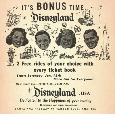 Disney Avenue: 42 Vintage Disneyland Advertisements That Will Blow You Away