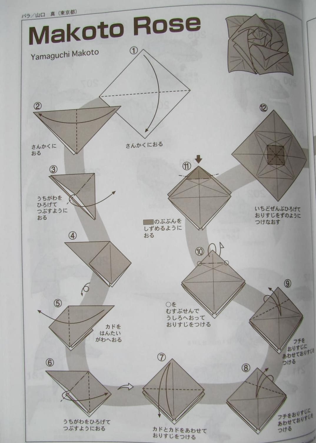 El arte del Origami: Makoto Rose