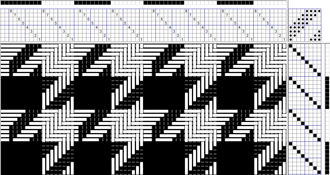 Weave-Away: Free Pattern: How to make a Polyester Houndstooth Scarf