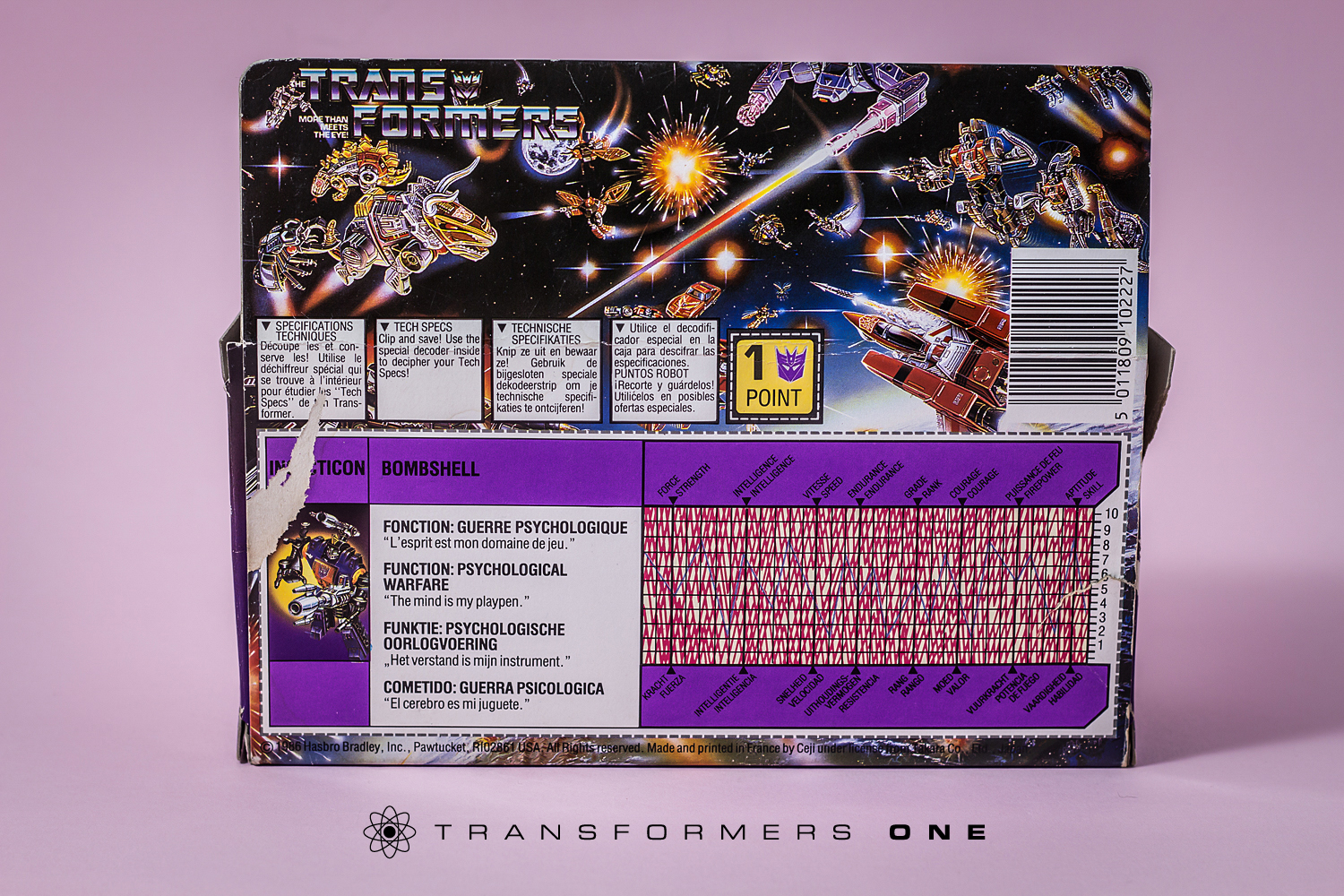 Transformers Square One: Ceji G1 Bombshell